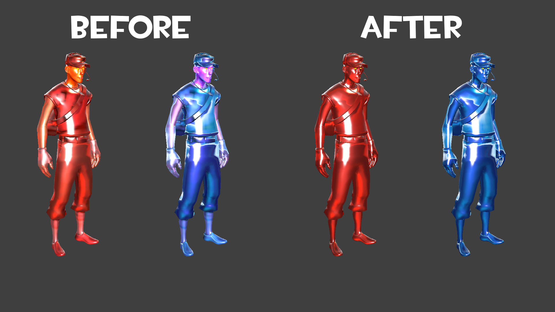 SFM (Flat) Style Uber Textures Mod for Team Fortress 2 | TF2 Mods