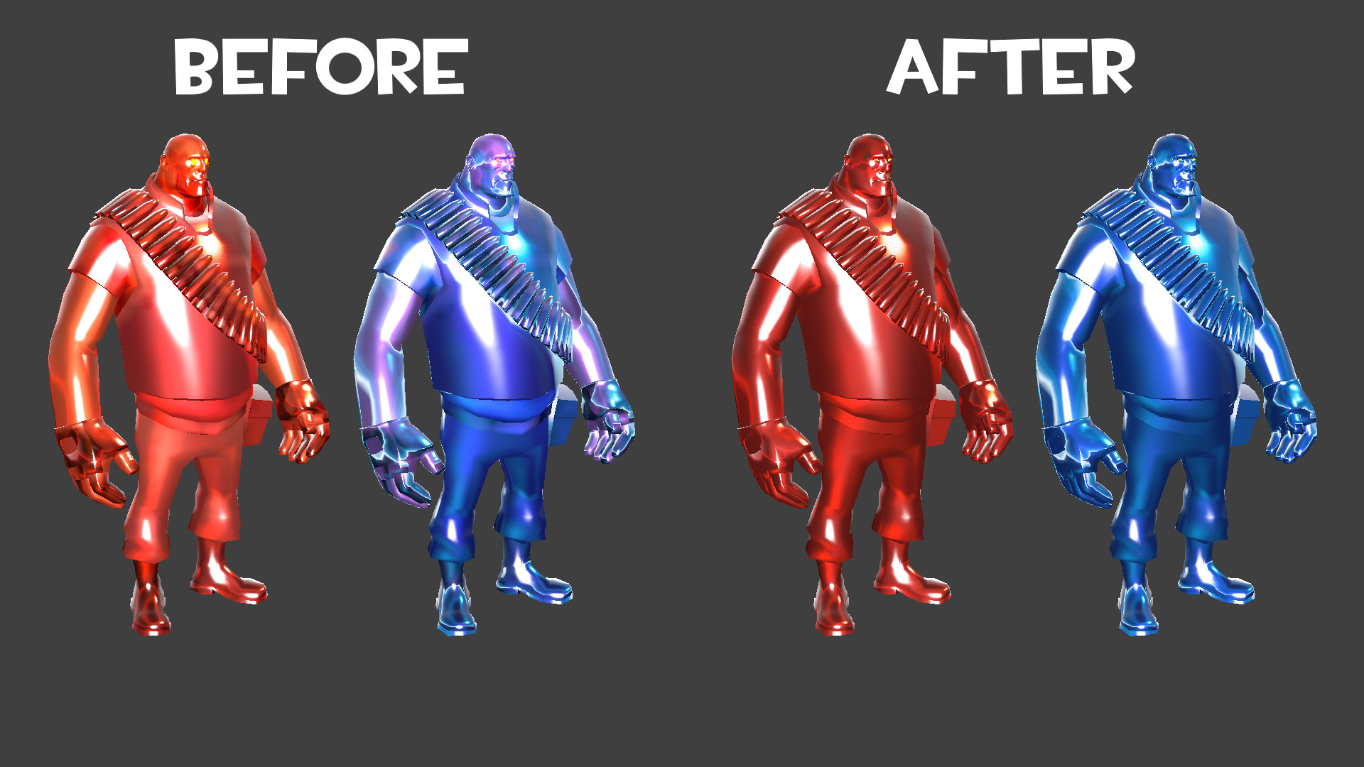 SFM (Flat) Style Uber Textures Mod for Team Fortress 2 | TF2 Mods