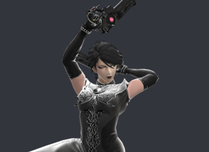 Goth Bayonetta Mod for Super Smash Bros. Ultimate | SSBU Mods