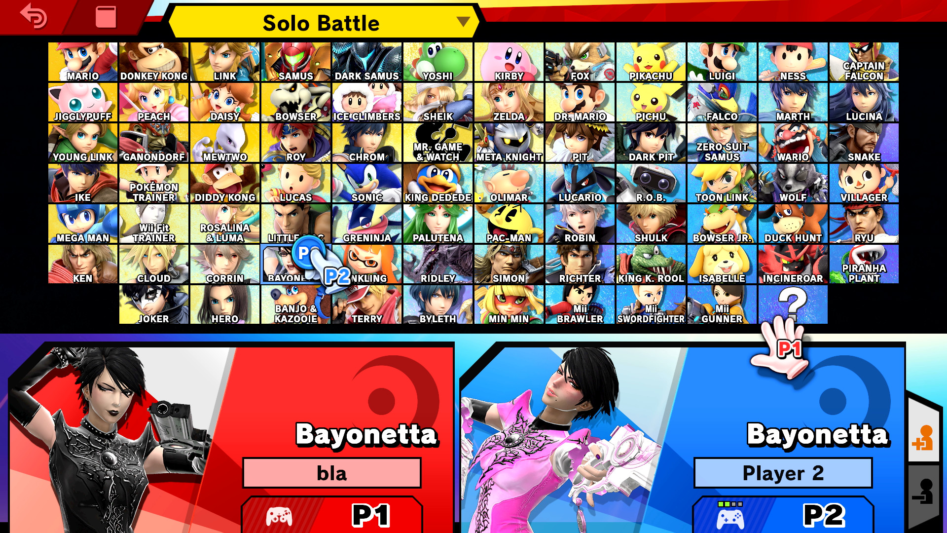 Goth Bayonetta Mod for Super Smash Bros. Ultimate | SSBU Mods