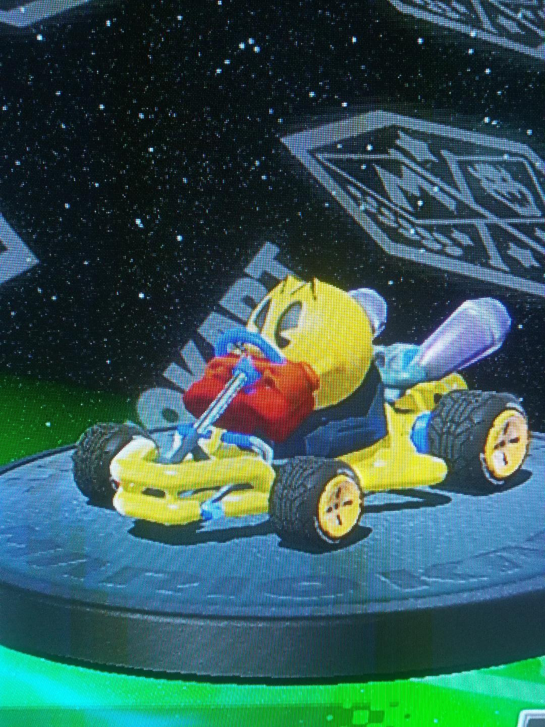 Pac-Man Themed STD Kart, Bike, Pipe Frame and Kite [Mario Kart 8] [Mods]