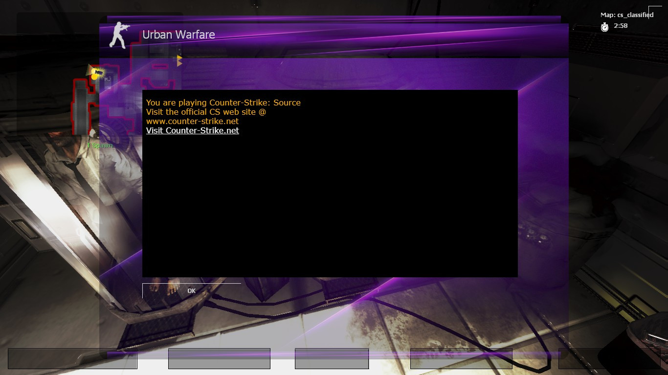 Solid Neon Purple Mod for Counter-Strike: Source | CS:S Mods