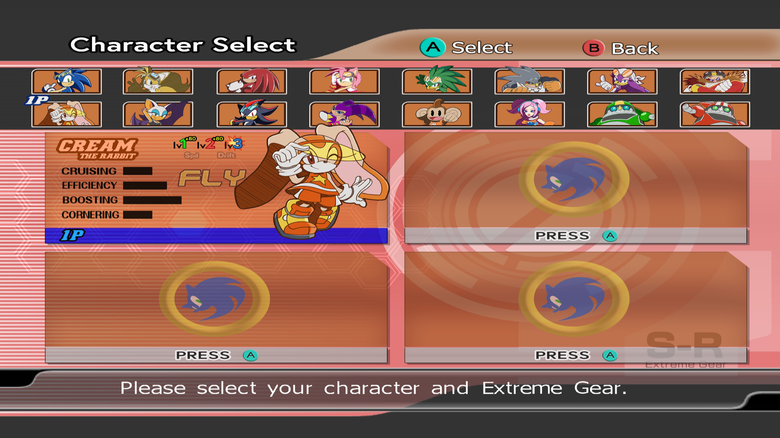Crimson's HUD and Menu Megapack V2.0 Mod for Sonic Riders (GameCube ...