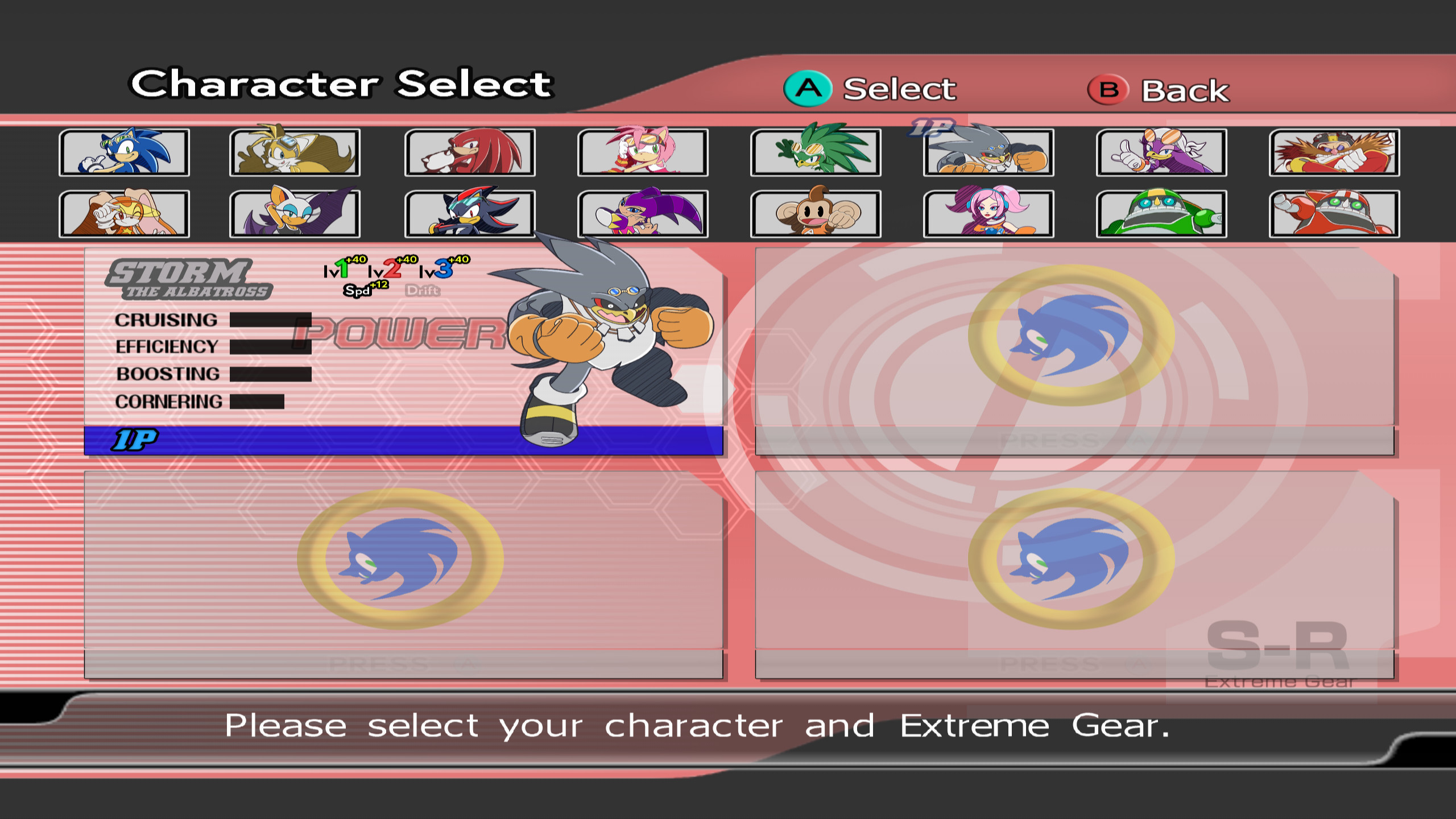 Crimson's HUD and Menu Megapack V2.0 Mod for Sonic Riders (GameCube ...