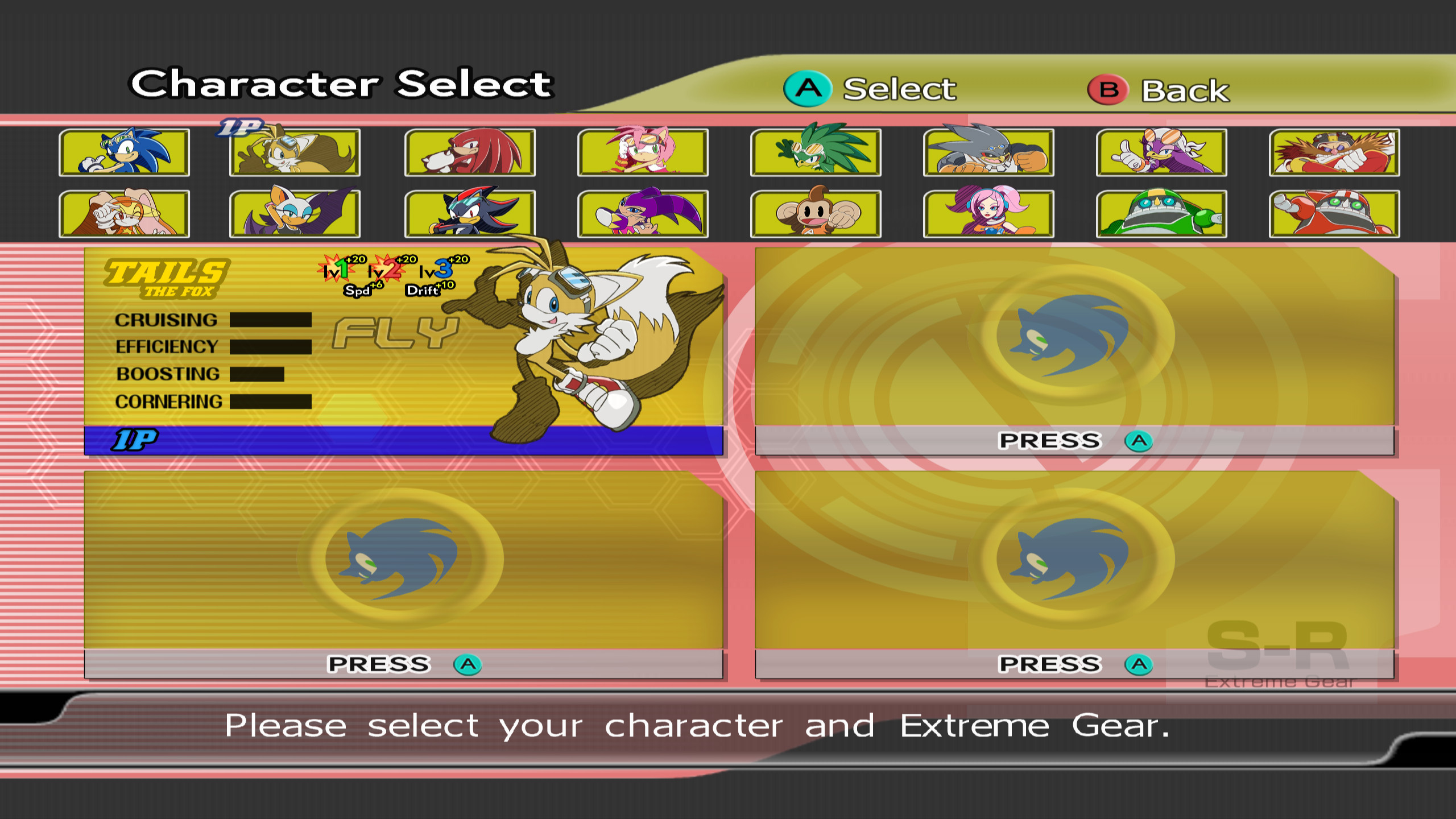 Crimson's HUD and Menu Megapack V2.0 Mod for Sonic Riders (GameCube ...