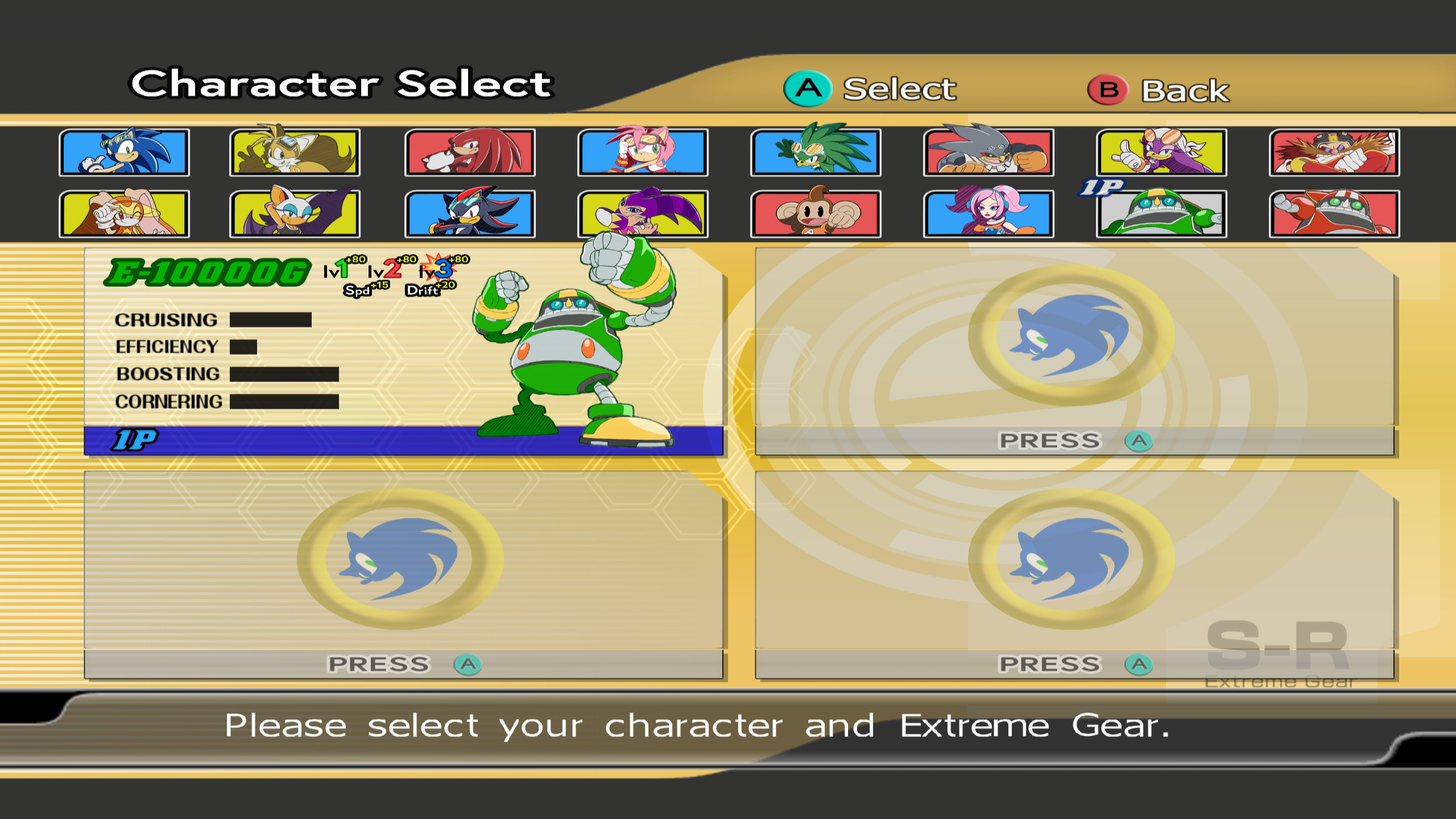 Crimson's HUD and Menu Megapack V2.0 Mod for Sonic Riders (GameCube ...
