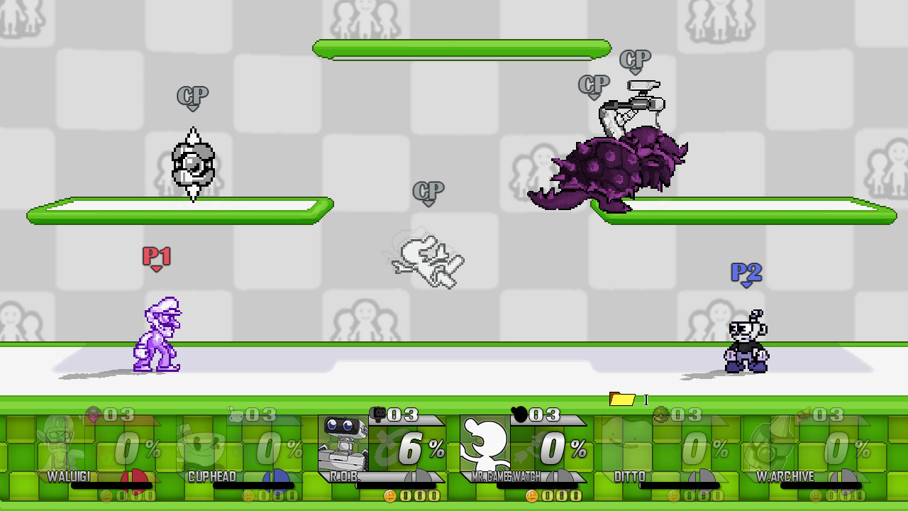 Miiverse - Miiverse Stage (9.4/CMC+) Mod for Super Smash Bros. Crusade ...