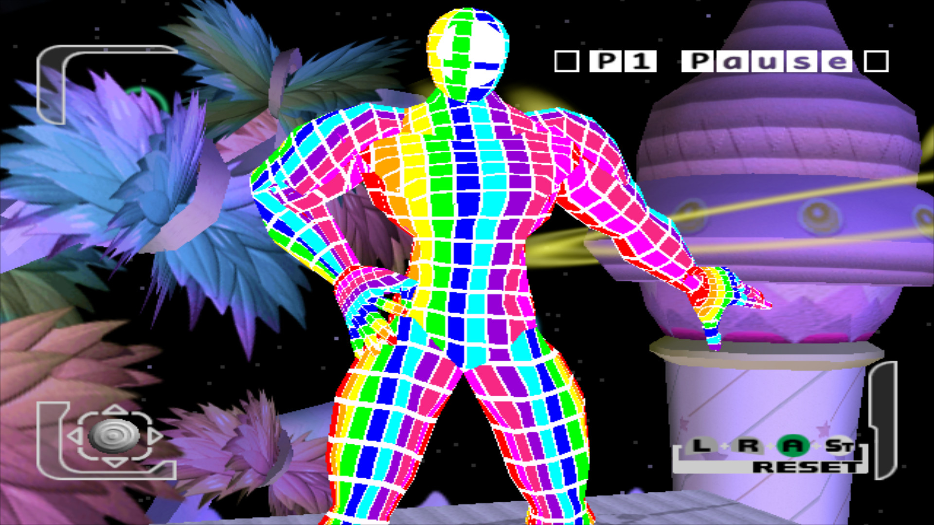 Rainbow Male Wireframe [Super Smash Bros. Melee] [Mods]