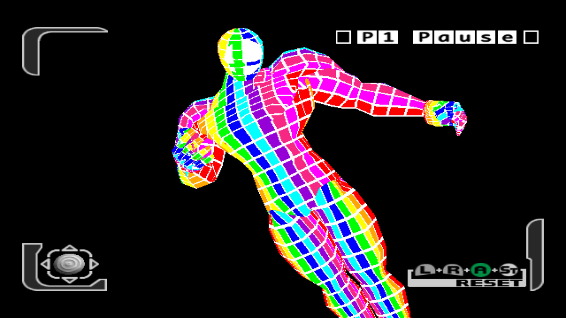 Rainbow Male Wireframe [Super Smash Bros. Melee] [Mods]