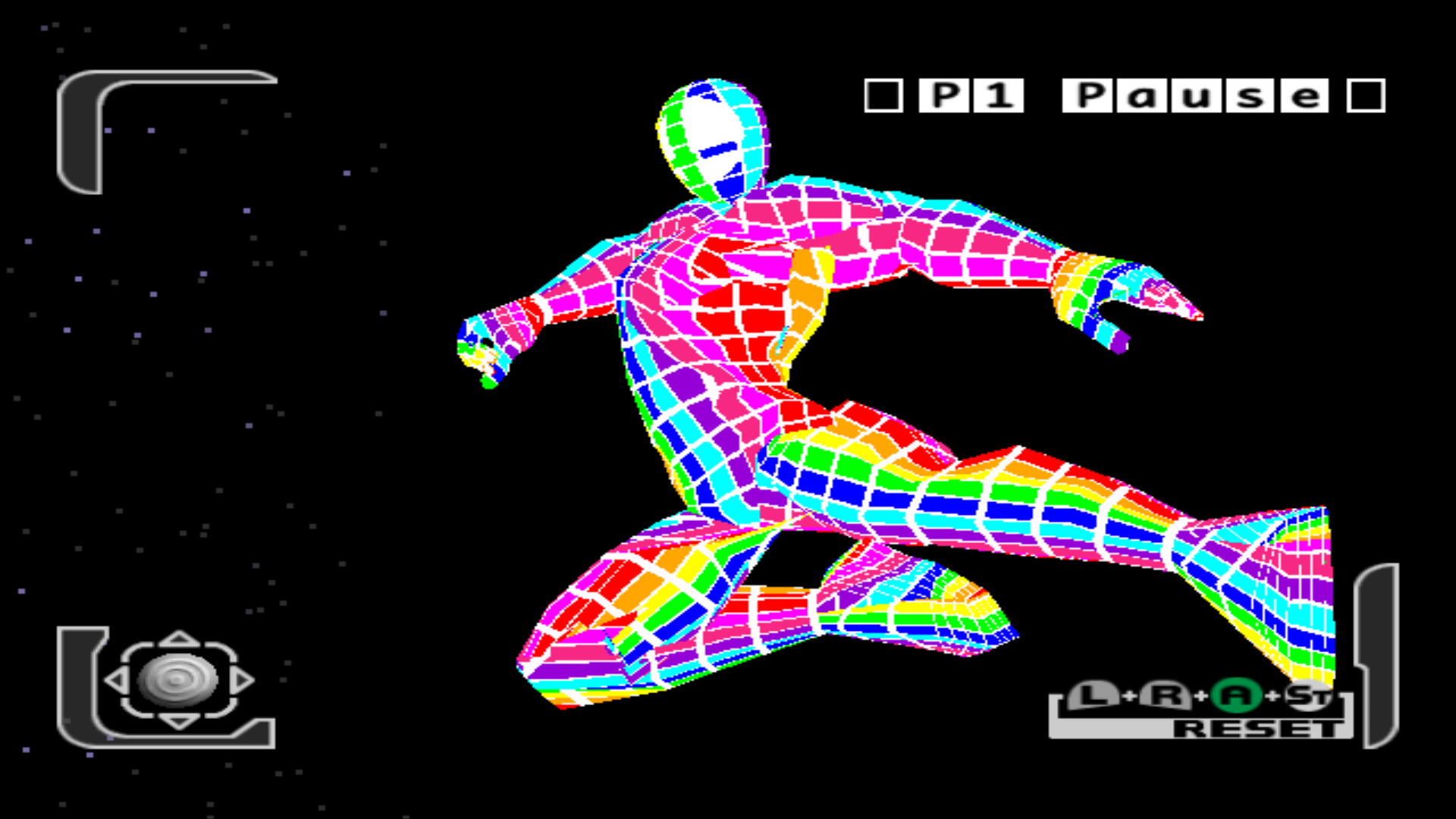 Rainbow Male Wireframe [Super Smash Bros. Melee] [Mods]