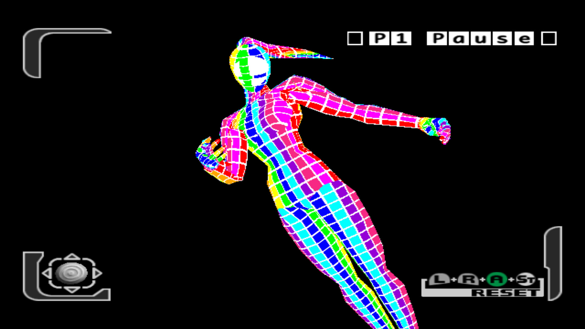 Rainbow Female Wireframe Mod for Super Smash Bros. Melee | SSBM Mods