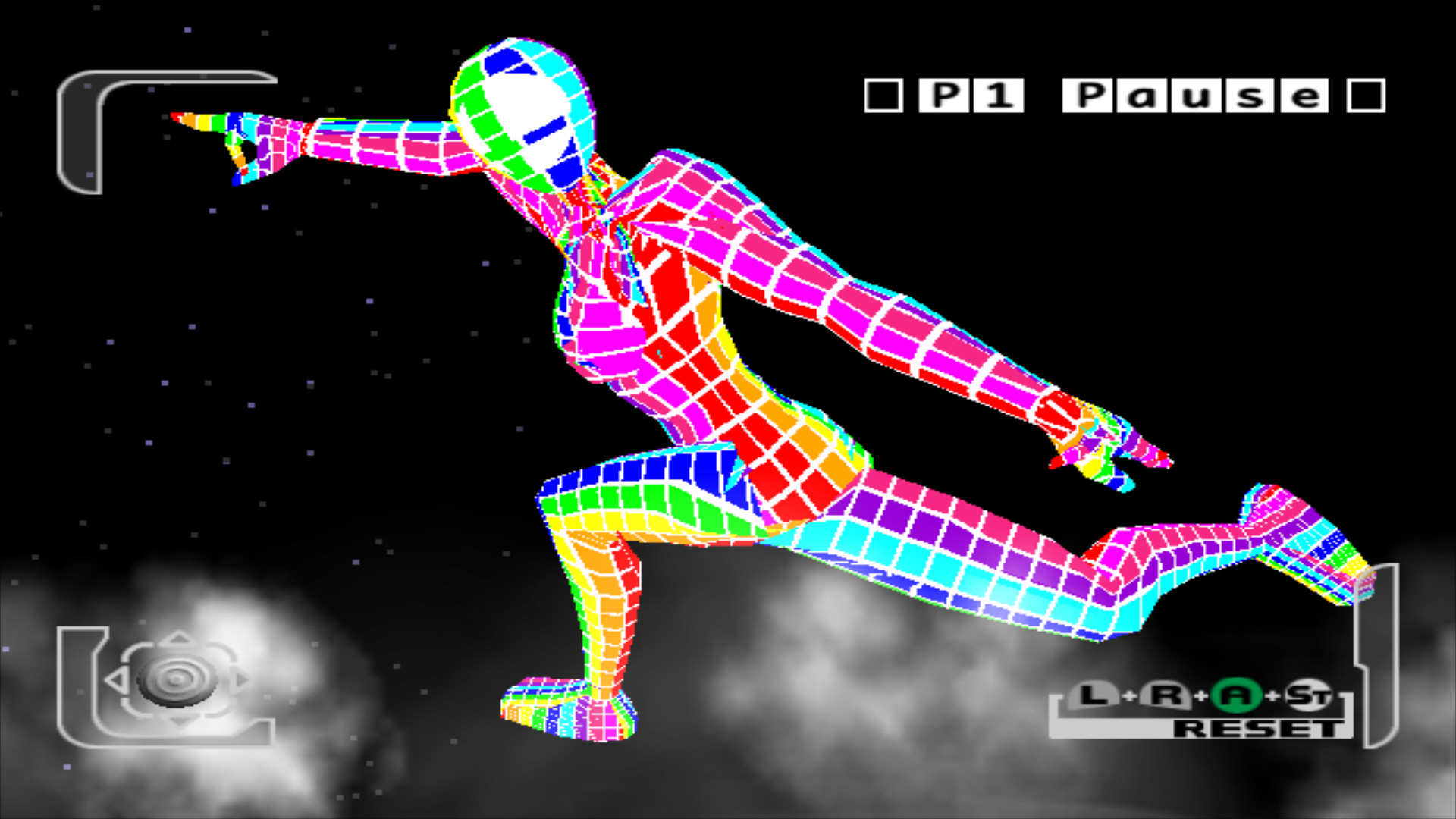 Rainbow Female Wireframe Mod for Super Smash Bros. Melee | SSBM Mods