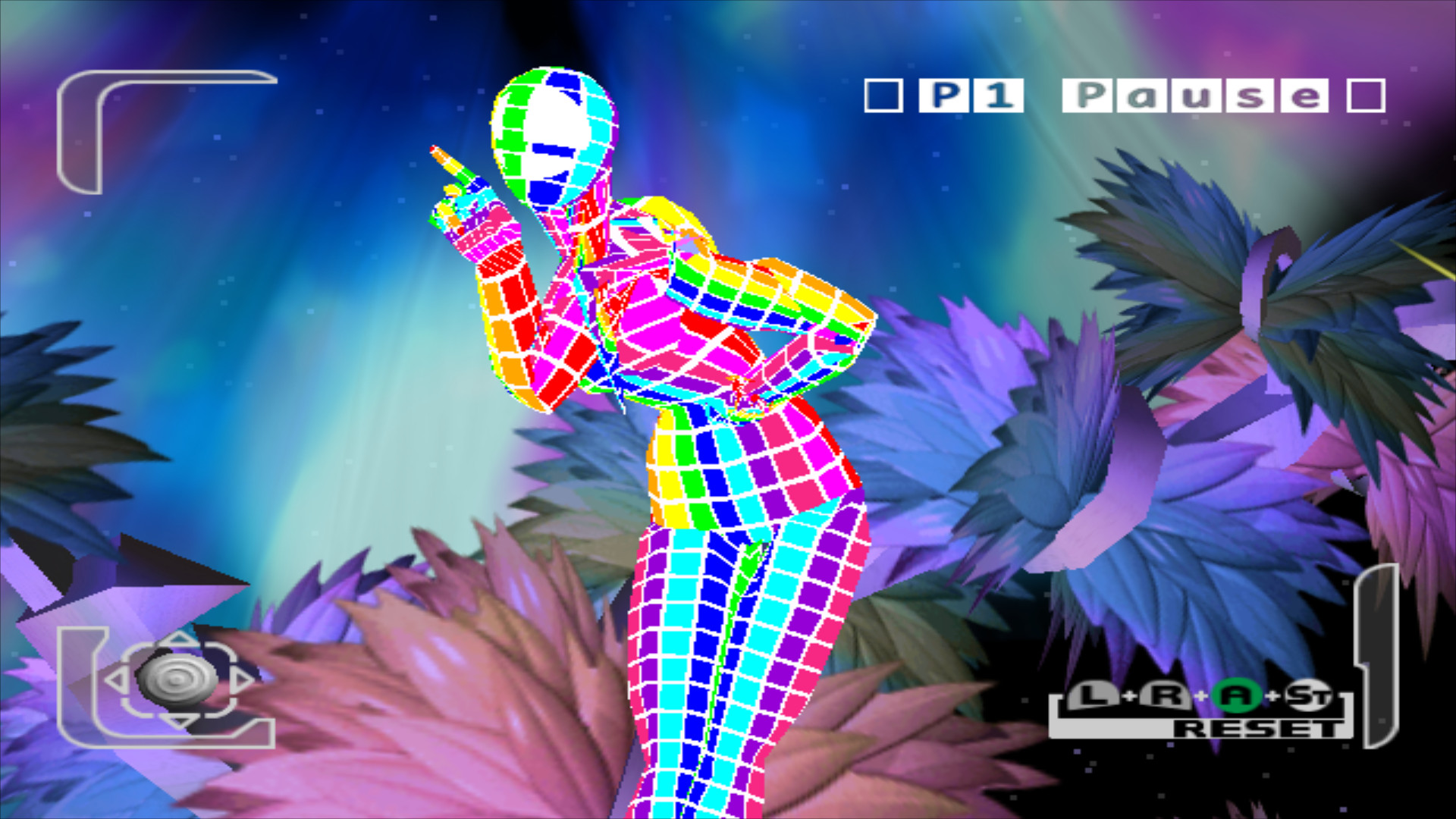 Rainbow Female Wireframe Mod for Super Smash Bros. Melee | SSBM Mods