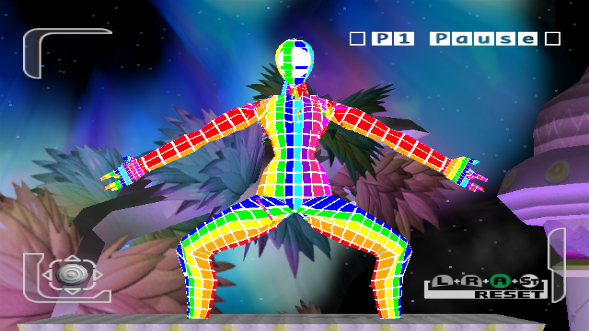 Rainbow Female Wireframe Mod for Super Smash Bros. Melee | SSBM Mods