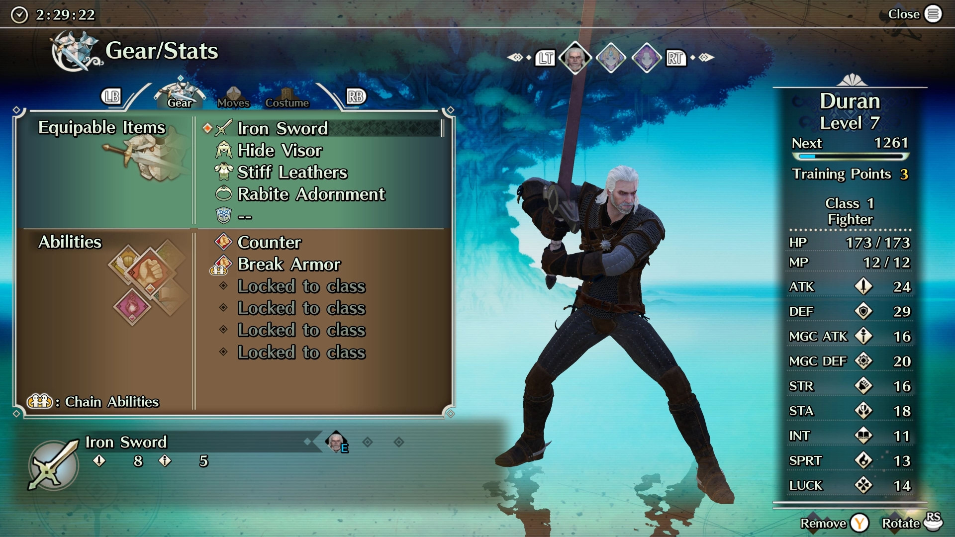 Trials of Mana TW3 Geralt Mod [Trials of Mana (2020)] [Mods]