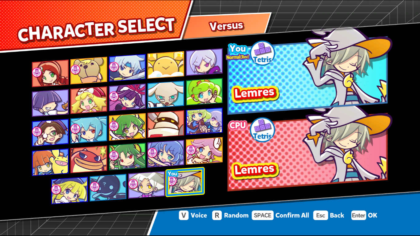 Mega Lemres Colors Mod for Puyo Puyo Tetris | PPT Mods