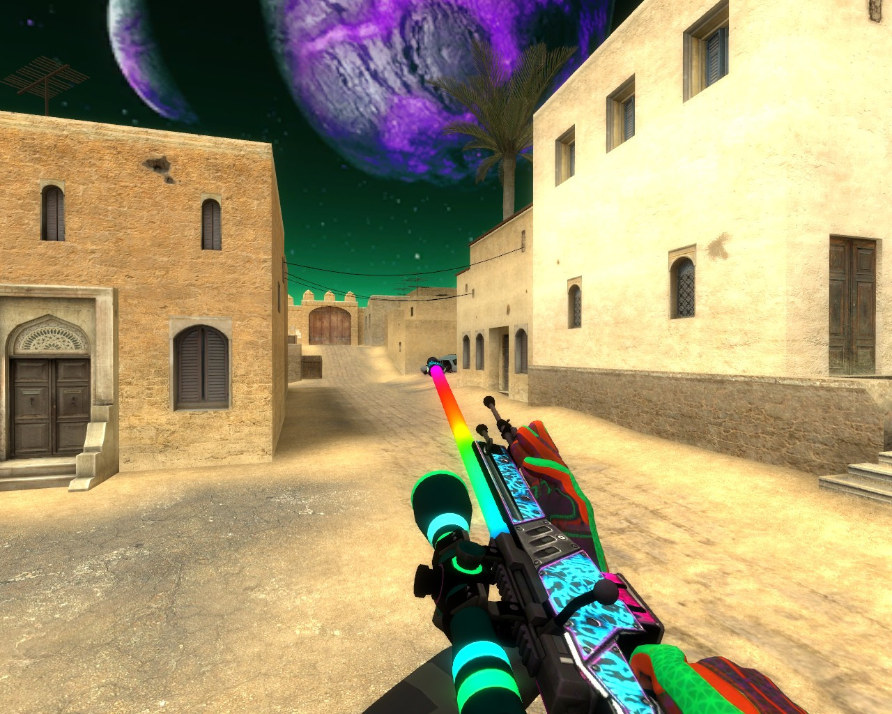 AWP|Neon Chaos By Sensei(Rainbow Changing Colors) Mod for Counter ...