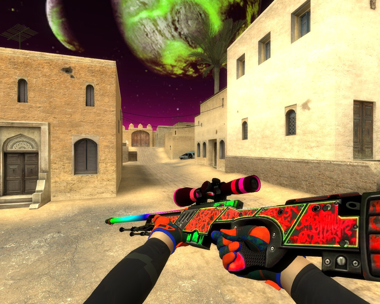 AWP|Neon Chaos By Sensei(Rainbow Changing Colors) Mod for Counter ...
