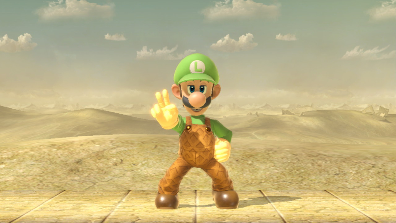 Pistachio Ice Cream Luigi Mod for Super Smash Bros. Ultimate | SSBU Mods