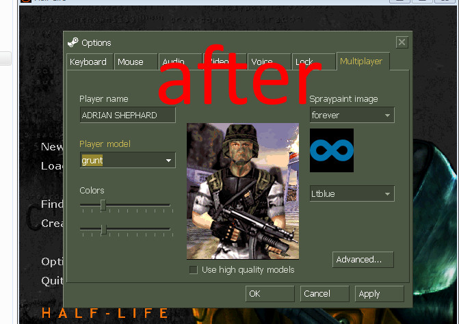 fixed hl op4 player models portraits Mod for Half-Life: Opposing Force ...