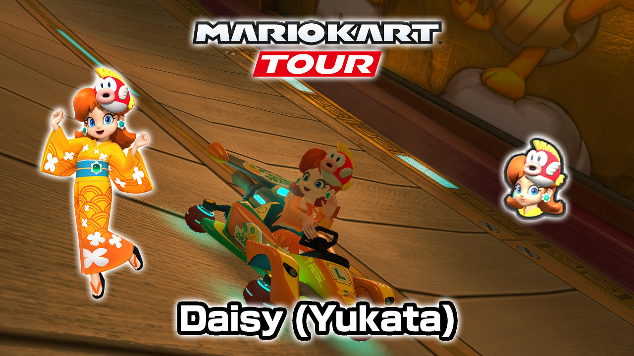 Daisy (Yukata) Mod for Mario Kart 8 | MK8 Mods