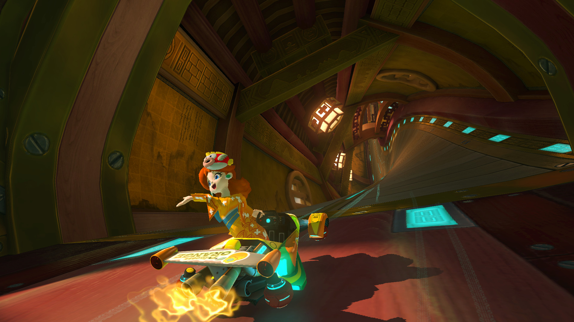 Daisy (Yukata) Mod for Mario Kart 8 | MK8 Mods