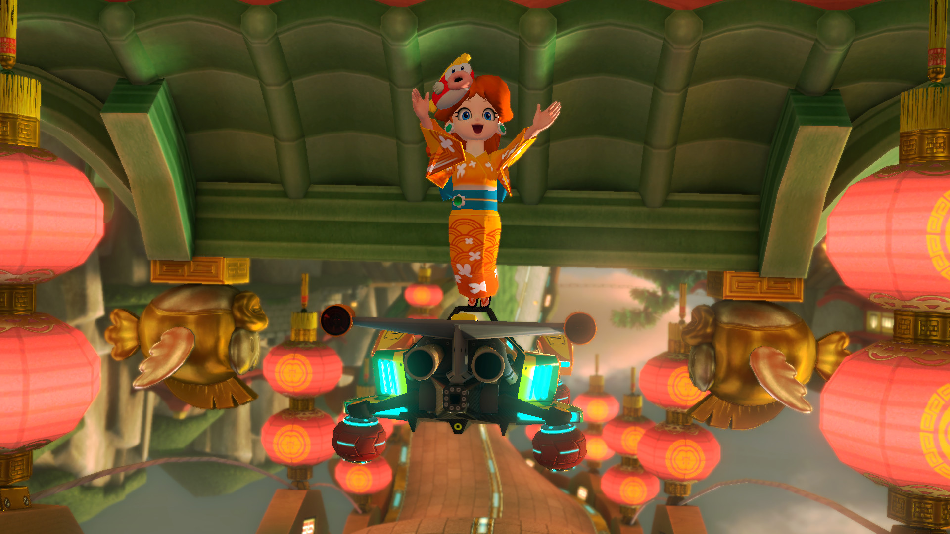 Daisy (Yukata) Mod for Mario Kart 8 | MK8 Mods