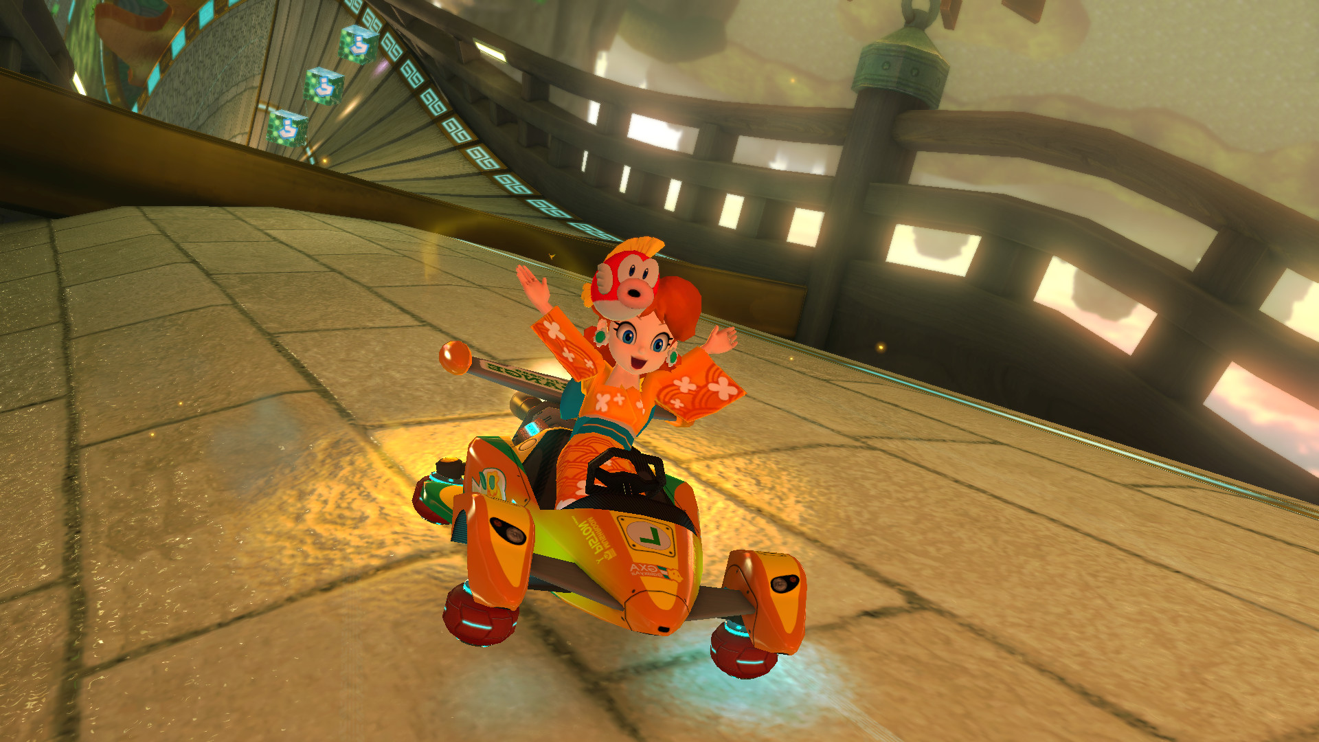 Daisy (Yukata) Mod for Mario Kart 8 | MK8 Mods
