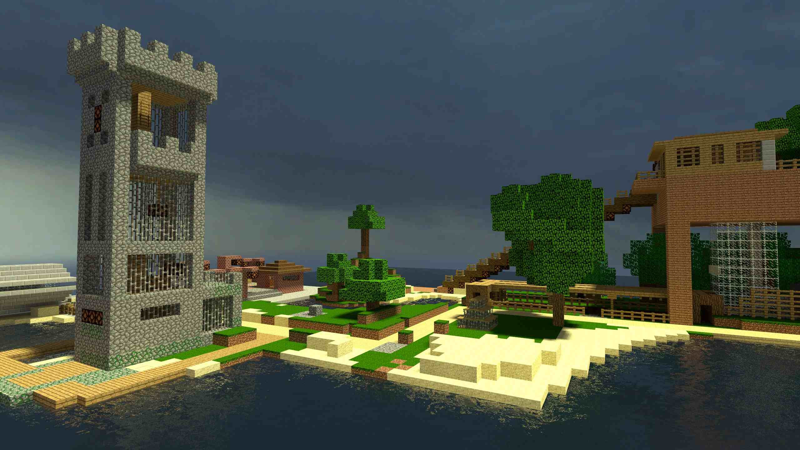 Minecraft Island Mod for Half-Life 2: Deathmatch | HL2:DM Mods