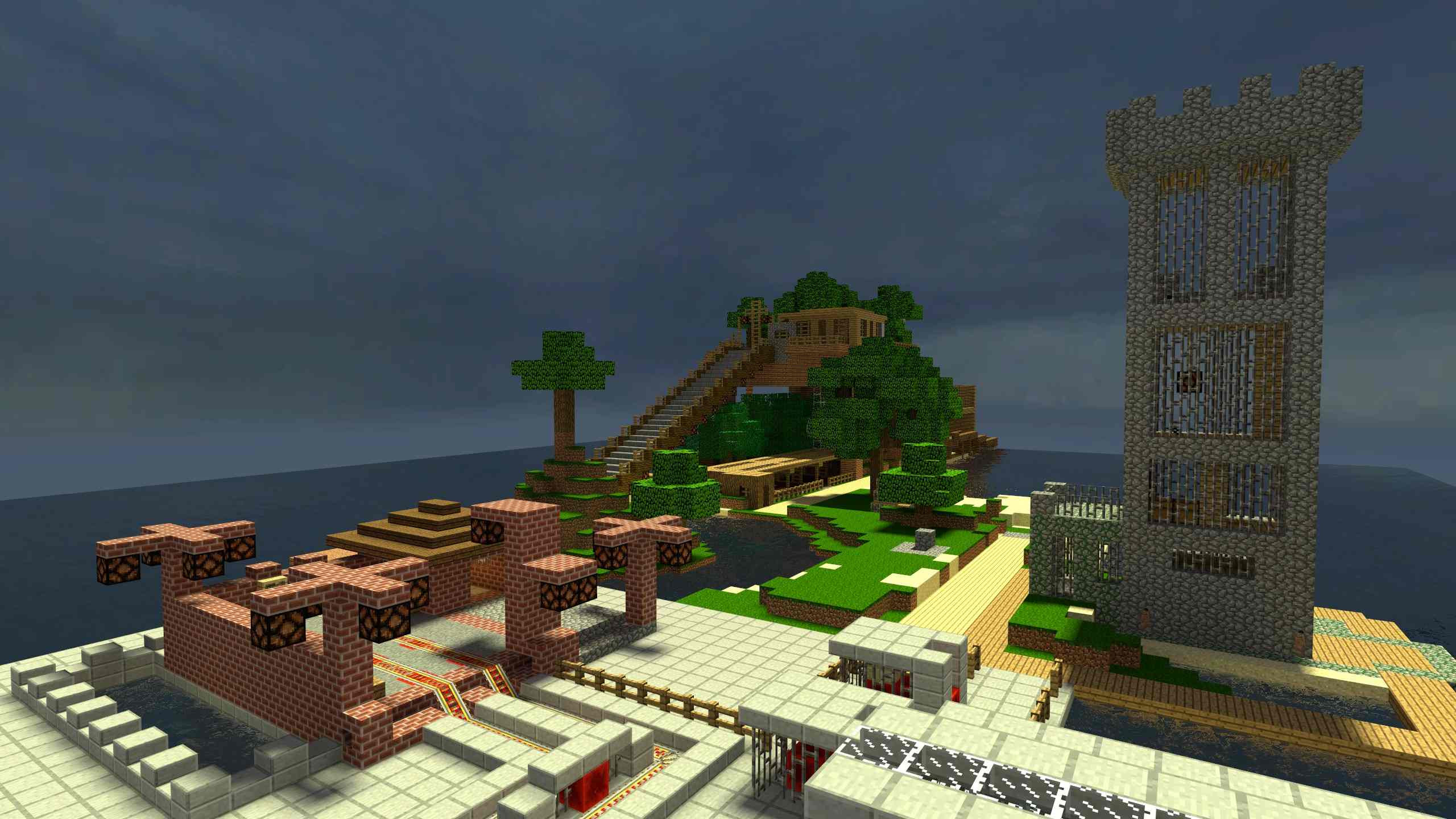 Minecraft Island Mod for Half-Life 2: Deathmatch | HL2:DM Mods