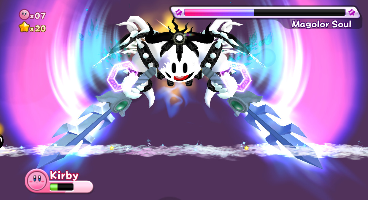 Negative Soul Magolor and Kirby [Kirby's Return to Dream Land] [Mods]