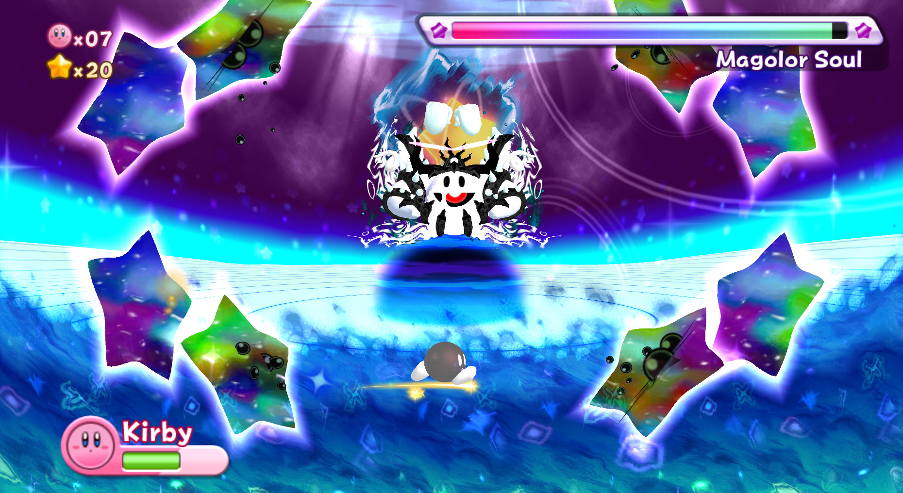 Negative Soul Magolor and Kirby [Kirby's Return to Dream Land] [Mods]
