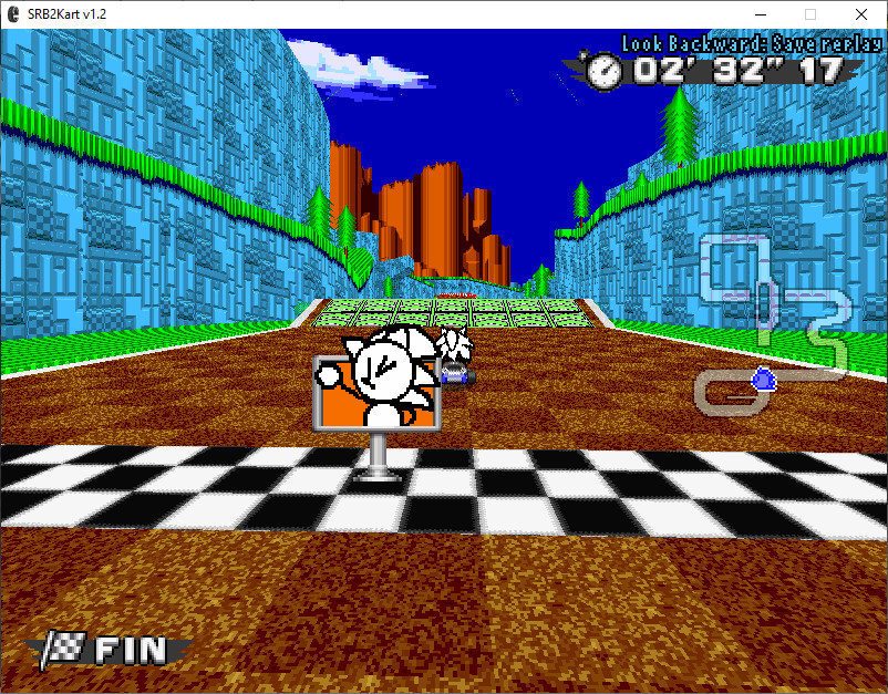 Sketch-Hog Sonic for SRB2K [Sonic Robo Blast 2 Kart] [Mods]