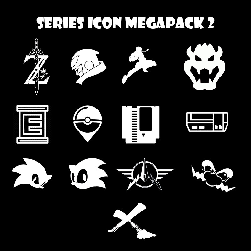 Series Icon Megapack 2 Mod for Super Smash Bros. Ultimate | SSBU Mods