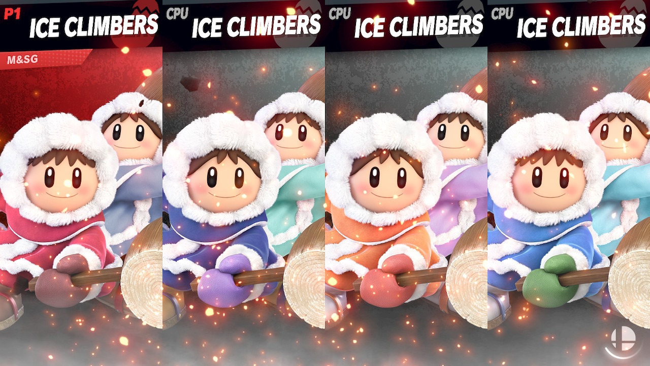 Ice Climbers Color Change Mod Mod for Super Smash Bros. Ultimate | SSBU ...