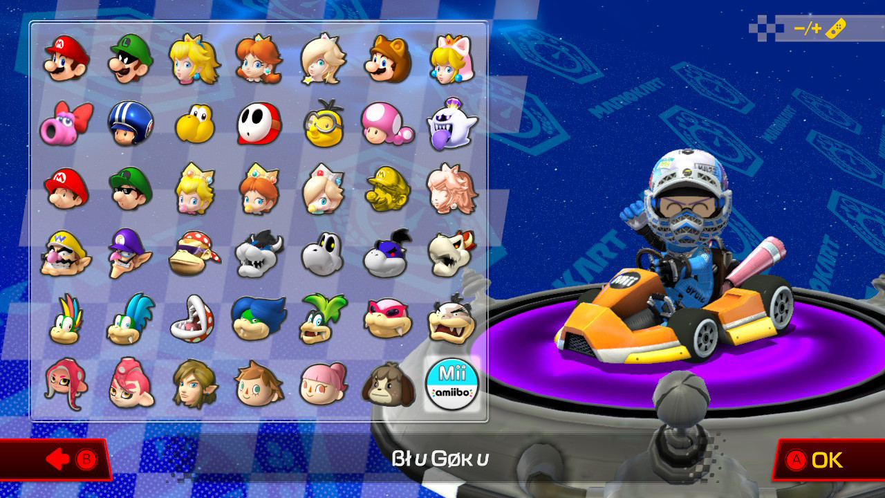 Mii Racing Suit Texture Pack (Switch) Mod for Mario Kart 8 Deluxe ...