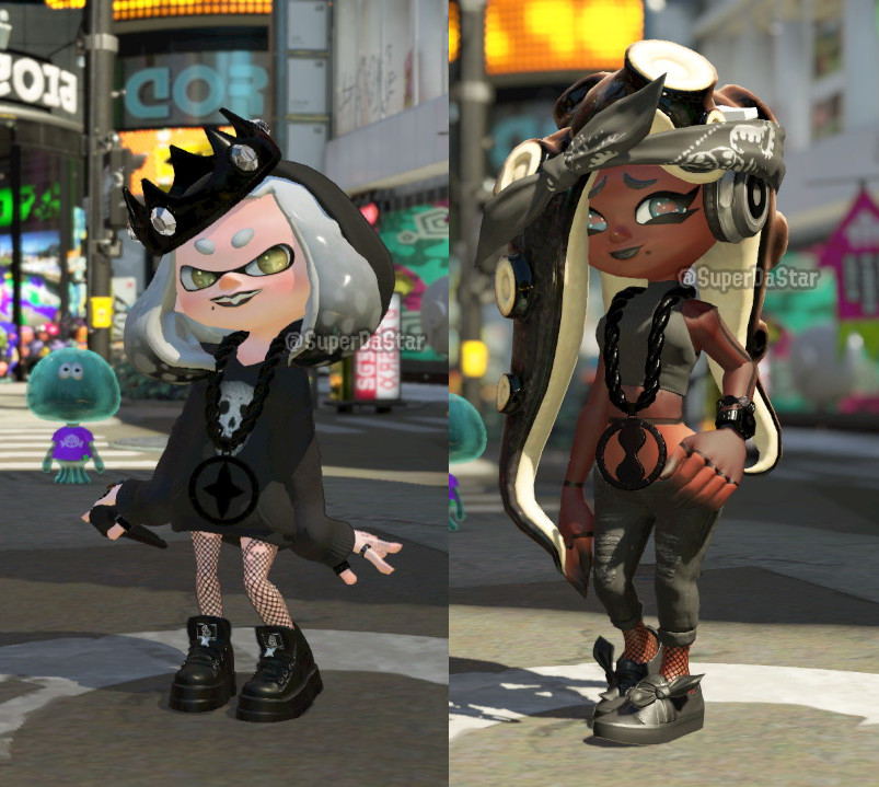 Blackout Pearl & Marina Mod for Splatoon 2 | Splatoon 2 Mods