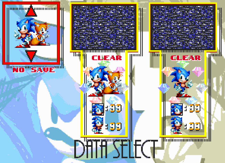 Mania Sprites On Data Select Screen [Sonic 3 A.I.R.] [Mods]