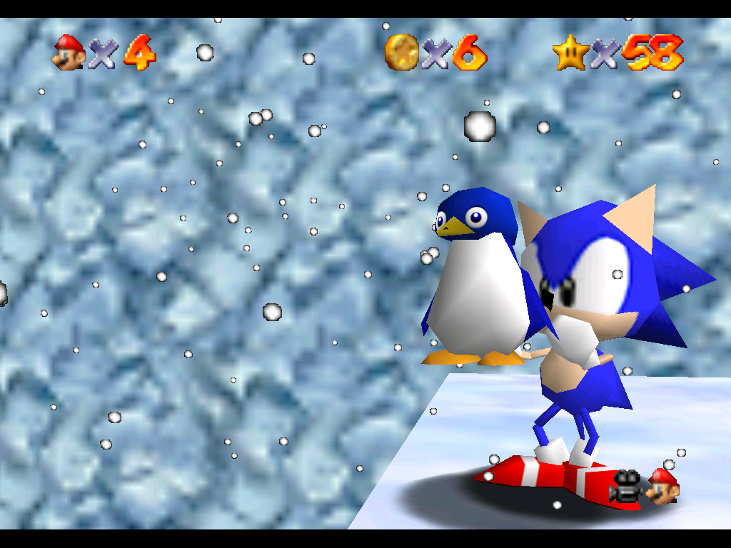 Sonic the Hedgehog (Saturn) [N64 + PC] [Super Mario 64] [Mods]