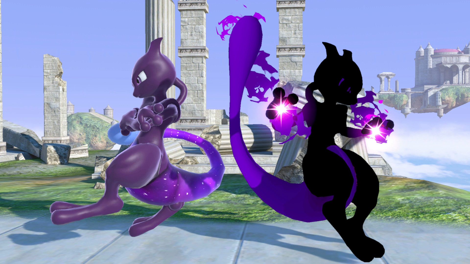 Silhouette Mewtwo Mod for Super Smash Bros. Ultimate | SSBU Mods