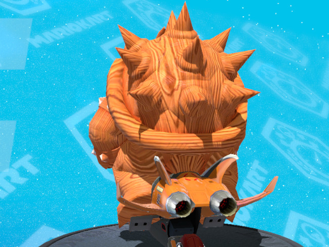 Wooden Bowser Mod for Mario Kart 8 | MK8 Mods