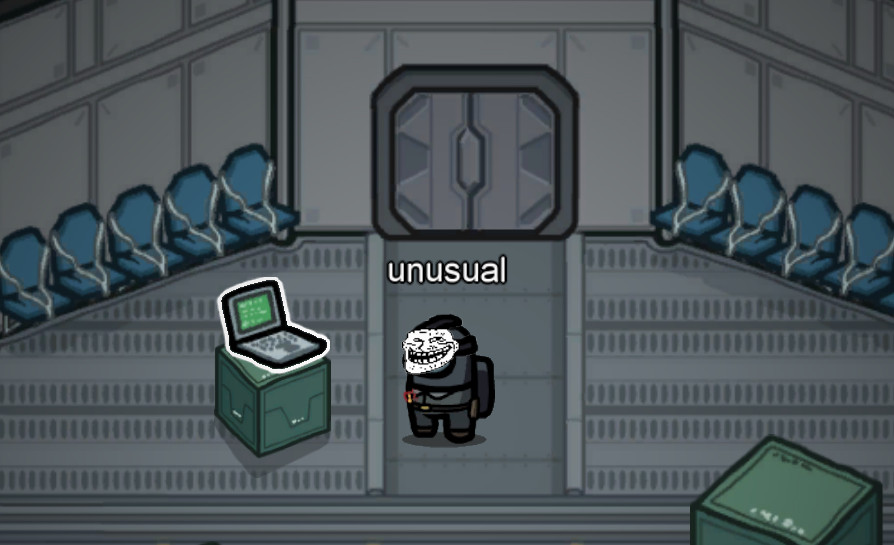 Trollface Mask [Among Us] [Mods]