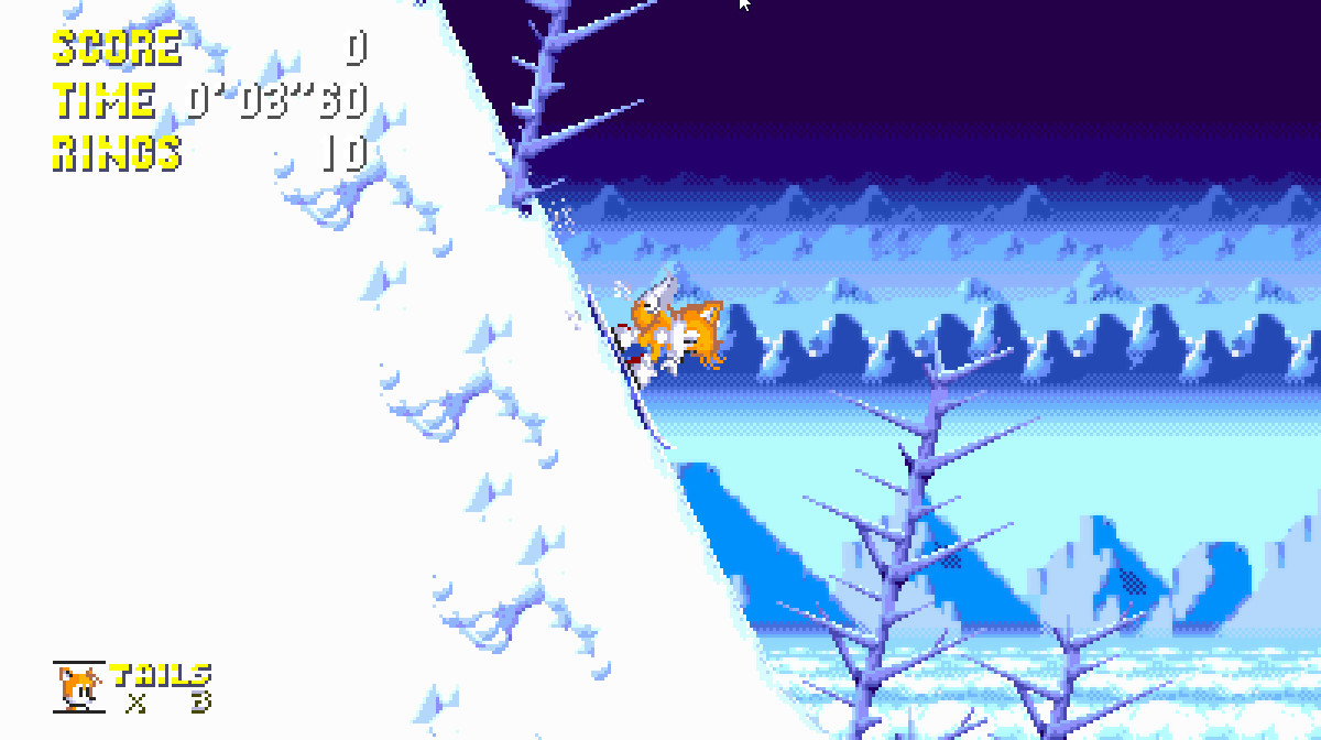 Tails Snowboards Mod for Sonic 3 A.I.R. | S3AIR Mods
