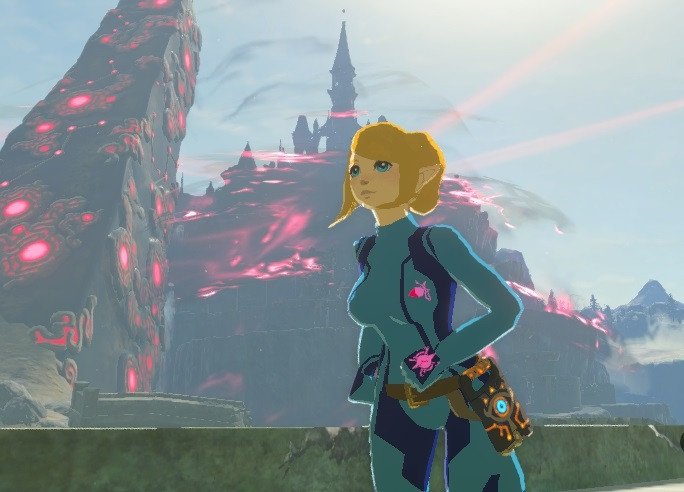 [Linkle] Zero suit + ponytail Mod for The Legend of Zelda: Breath of ...