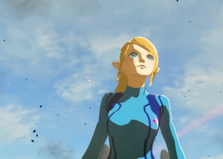 [Linkle] Zero suit + ponytail Mod for The Legend of Zelda: Breath of ...