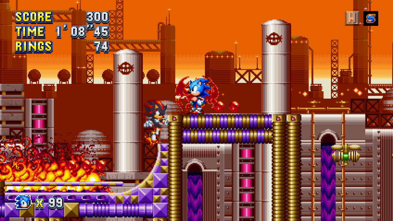 Shadow Mania Mod for Sonic Mania | SM Mods