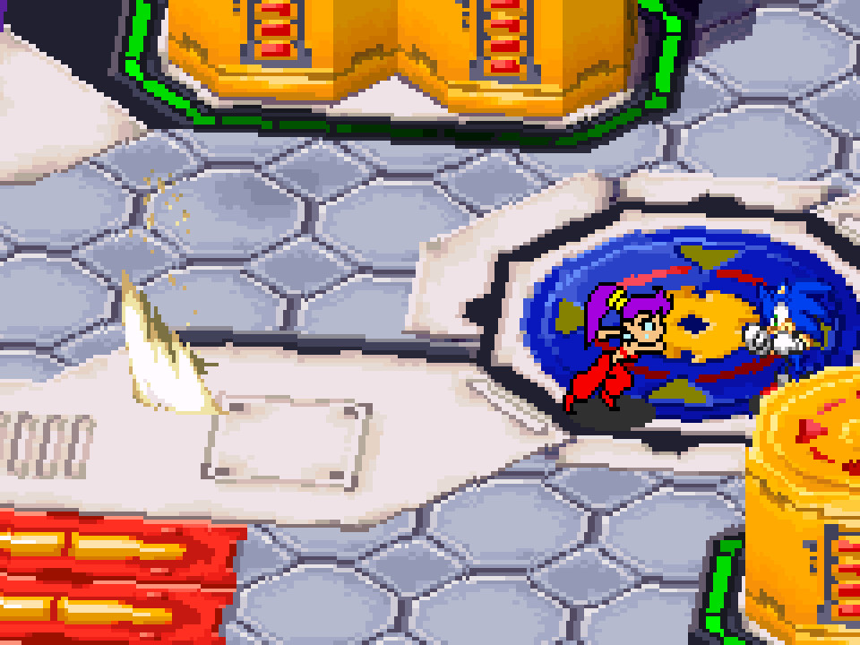 Shantae Over Amy Mod for Sonic Battle | SB Mods