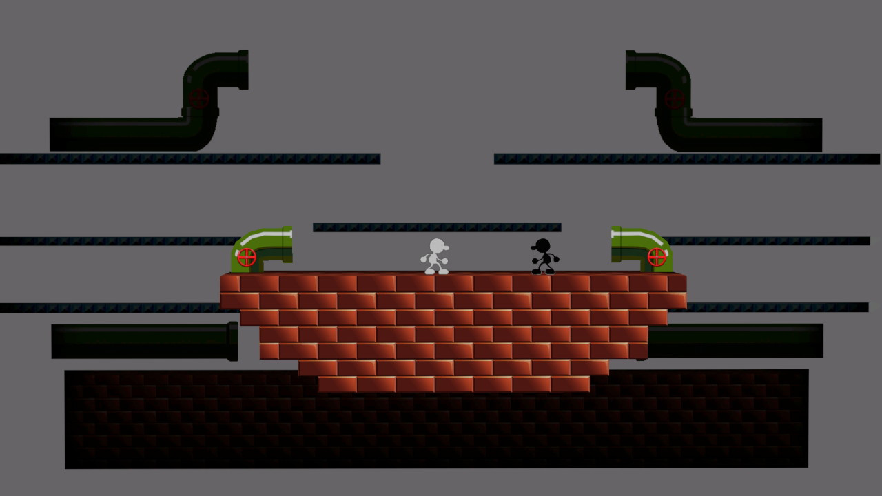 Grey Mario Bros. [Super Smash Bros. Ultimate] [Mods]