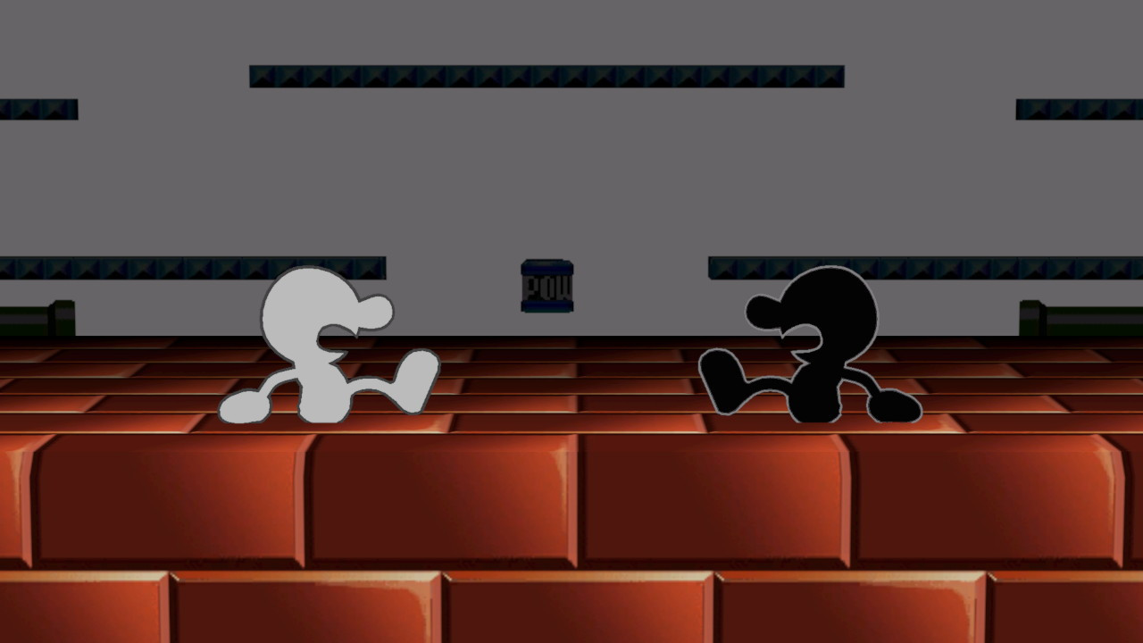 Grey Mario Bros. [Super Smash Bros. Ultimate] [Mods]