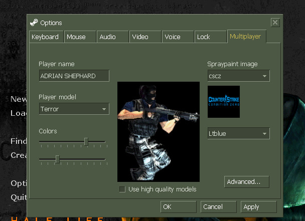 portraits for cs player models Mod for Half-Life | HL Mods